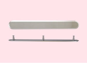 Aluminum Tactile Directional Strip with Linear Pattern on Top