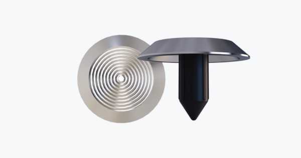 Eminent Tactiles: Hollow Back SS Tactile Stud with Poly Sleeve