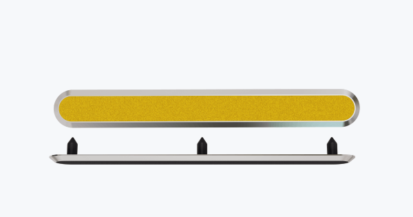 Eminent Tactiles: Stainless Steel Tactile Strip with Carborundum Insert ...
