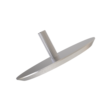 Eminent Road Studs: Flat Top Stainless Steel Demarcation Studs