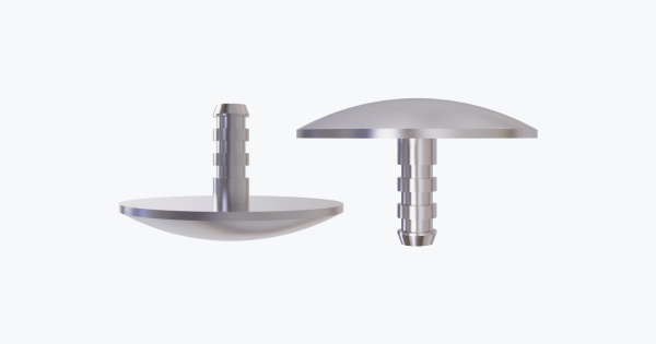 Solid Stainless Steel Road Stud | Bulged Top Design