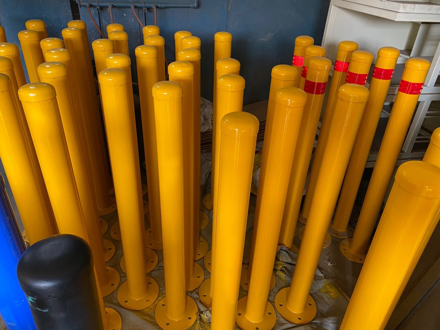 What are the most common types of bollards and how is it used?